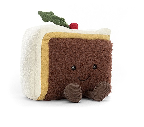 Jellycat Xmas Amuseable Slice Of Christmas Cake – Dizzy Toys