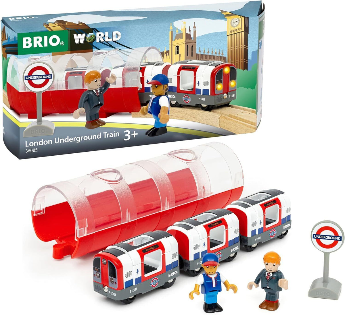 Brio London Underground Train 7 Pces 36085 – Dizzy Toys