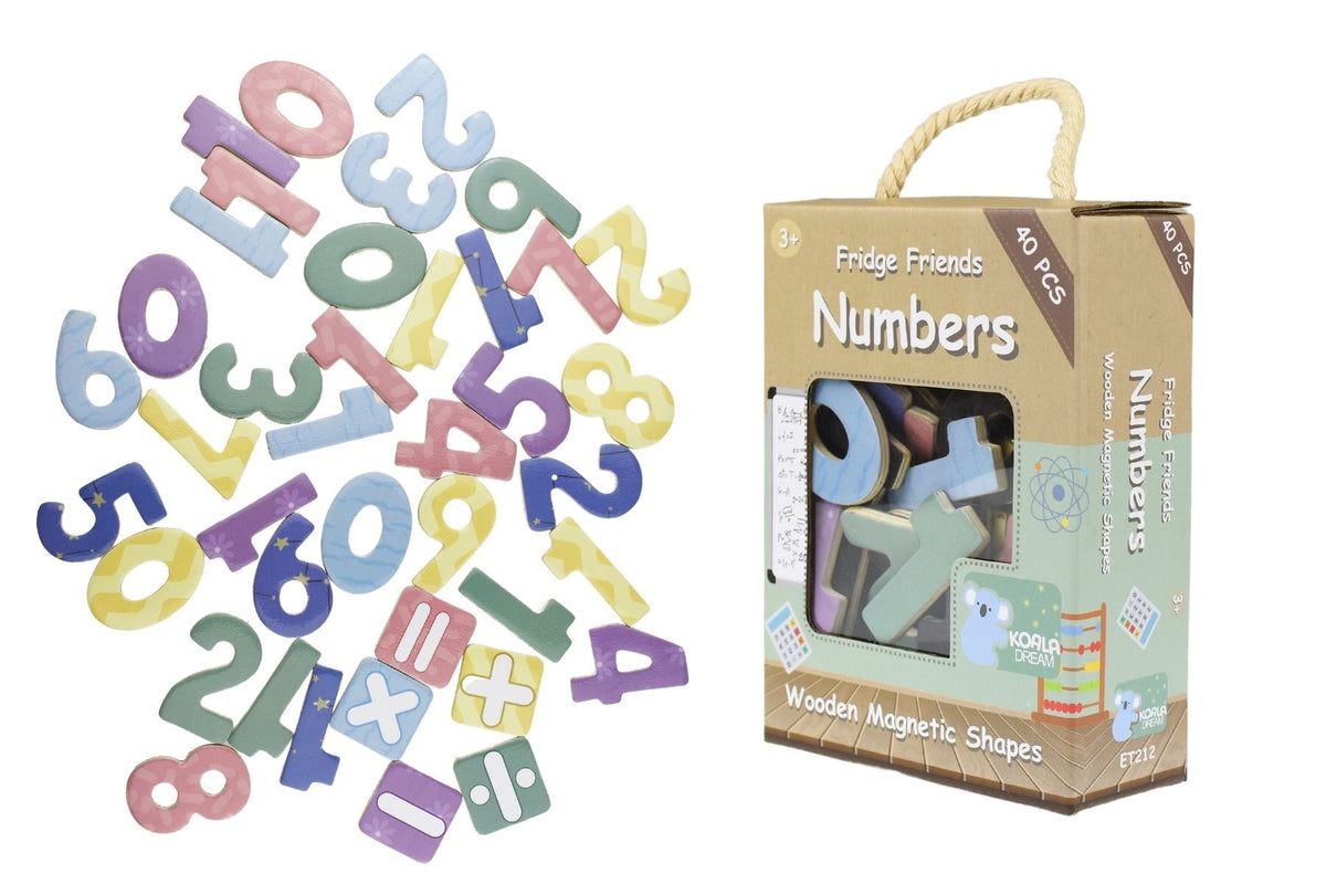Wooden Magnets Numbers – Dizzy Toys