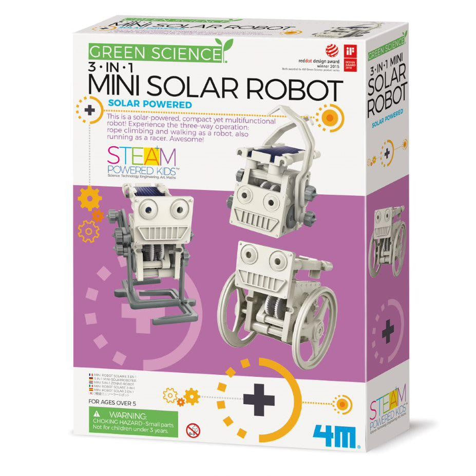 Green Science 3 In 1 Mini Solar Robot – Dizzy Toys